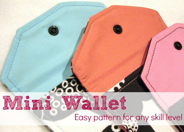Mini Scrap Wallet -Tutorial PDF – TheSewingLoft