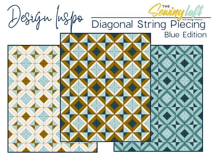 String Pieced Quilt Block Templates – TheSewingLoft