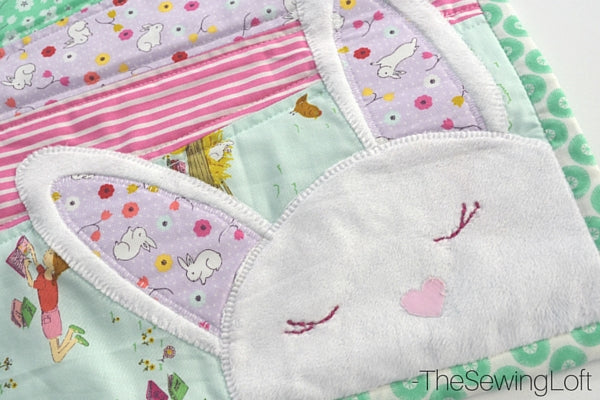Bunny Applique Pattern Template – TheSewingLoft