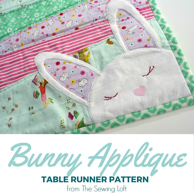 Bunny Applique Pattern Template – TheSewingLoft