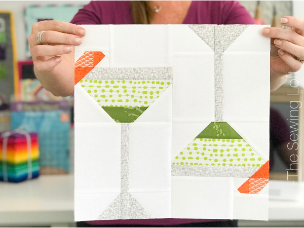 Cocktail Hour Quilt Block Pattern – TheSewingLoft