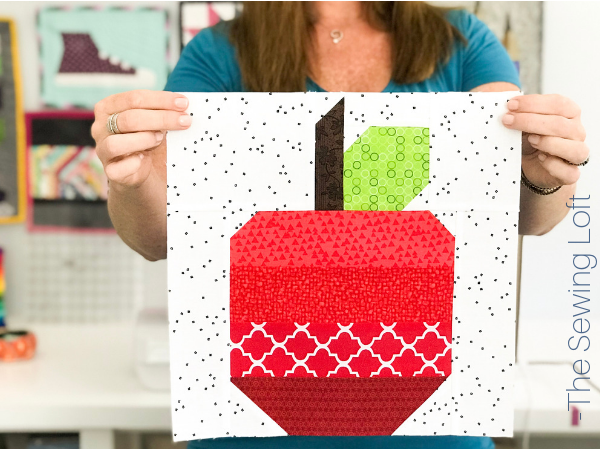 Apple Quilt Block Pattern – TheSewingLoft