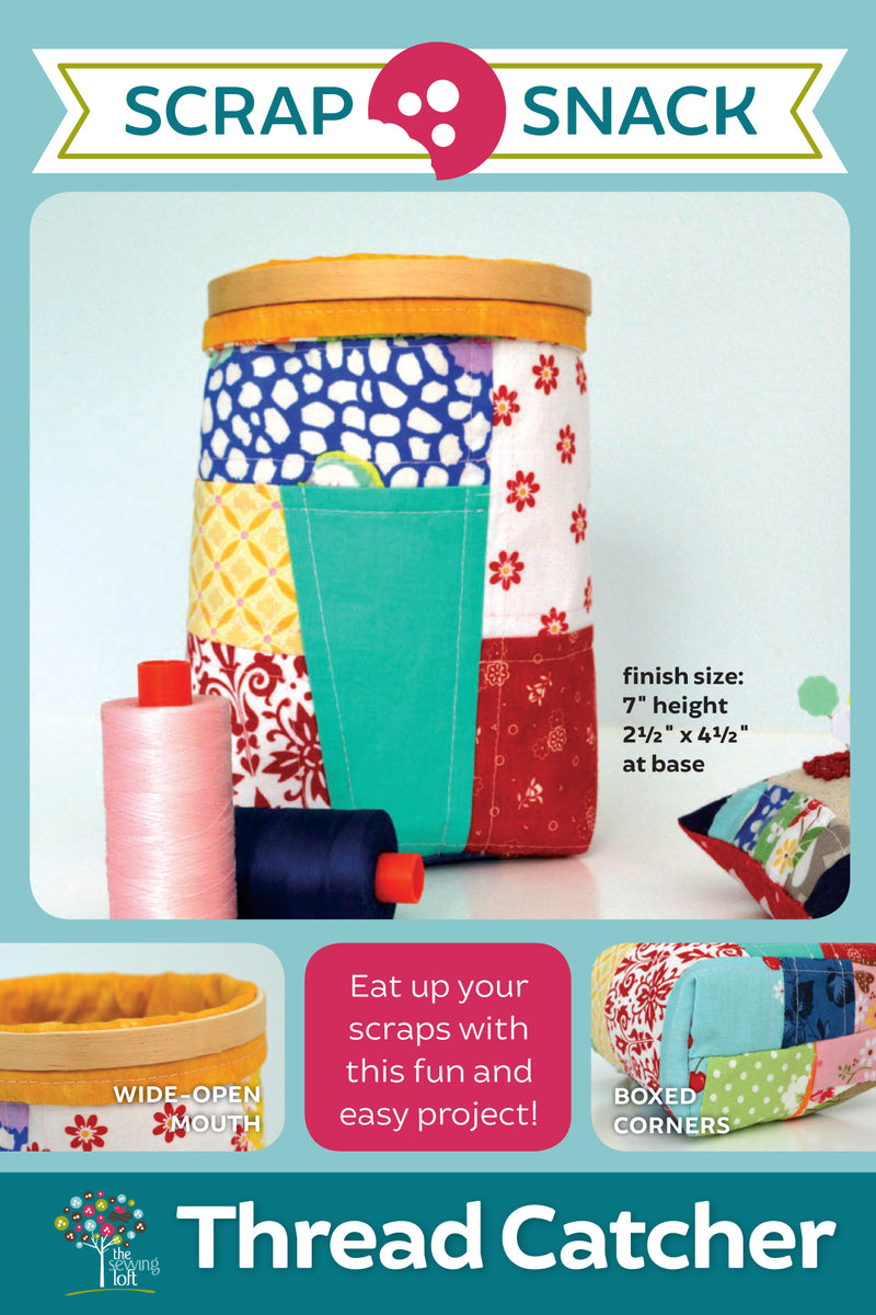 Thread Catcher Scrap Snack Patterns | Wholesale – TheSewingLoft