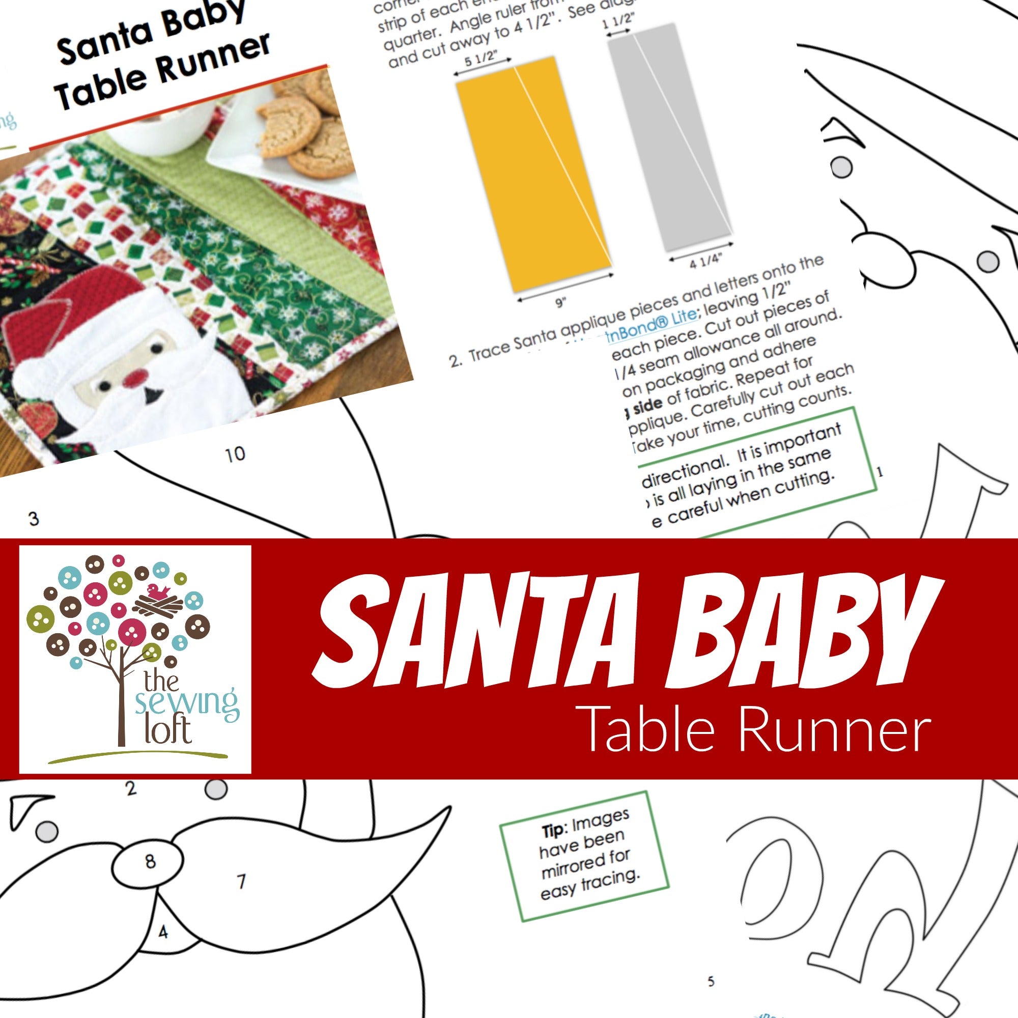 Santa Baby Table Runner – TheSewingLoft
