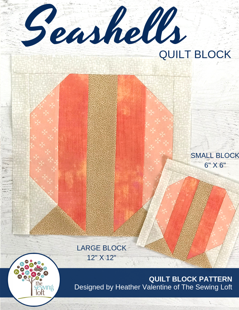 Seashells Quilt Block Pattern – TheSewingLoft